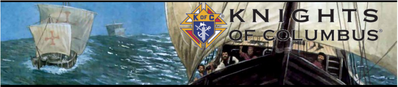 Banner – Knights of Columbus Council 4068 – Our lady of Queenship